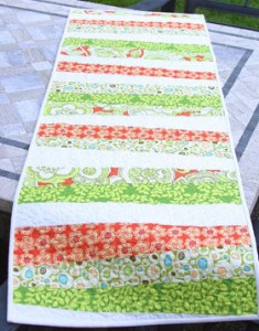 Tutorial: Twiddletails table runner – Quilting