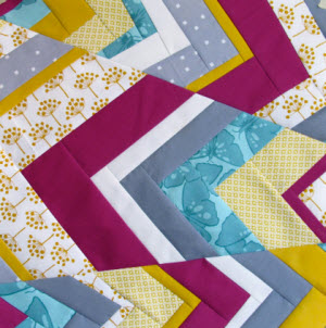 Technique: Improv Chevrons – Quilting