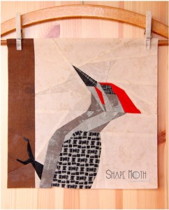 Forest QAL kicks off with the woodpecker – Quilting