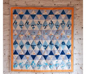 Angle matters in triangle baby quilt – Quilting