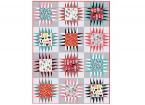 Free download Naruko quilt pattern using the Kokeshi fabric collection ...