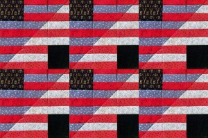 Free Quilt pattern: Memorial Day Flag Quilt Block – Quilting