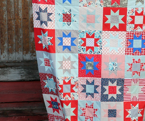 Sewing Tutorial: 4th of July Stars Quilt Block – Quilting