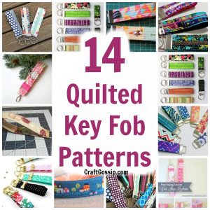 Free Quilted Fob Key Chain Patterns – Quilting