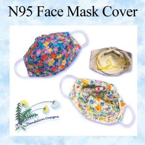 Quilted N95 Face Mask Cover – Quilting