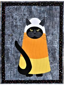 Halloween Candy Corn Cat Wall Quilt Pattern – Quilting