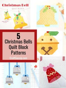 5 Christmas Bell Quilt Block Patterns – Quilting