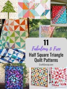 11 Half Square Triangle Quilt Patterns – Quilting