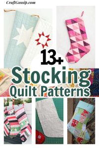 13 DIY Christmas Holiday Stockings You Can Quilt – Quilting