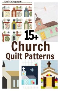 15 Church Building Quilt Patterns – Quilting