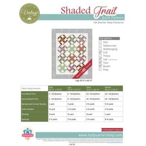 Shaded Trail Classic Quilt Pattern – Quilting