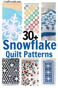 30 Snowflake Quilting Patterns For Winter – Quilting