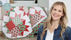Video Tutorial – Make a “Four Patch Burst” Quilt – Quilting