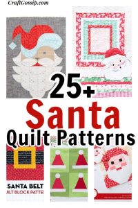 25 Santa Claus Quilts To Make For The Chirstmas Holidays – Quilting