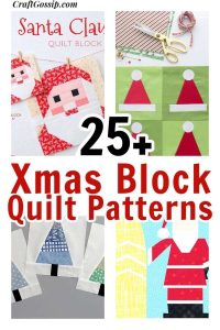 25+ Christmas Holiday Quilt Block Patterns FOr Holiday Quilts – Quilting