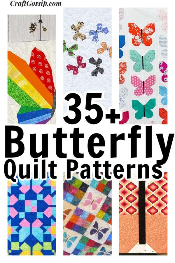 35 Butterfly Quilt Patterns – Quilting