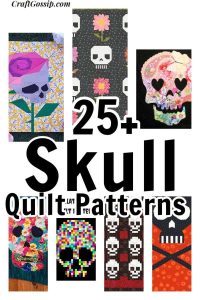 25+ Skull Themed Quilt Patterns For Halloween – Quilting