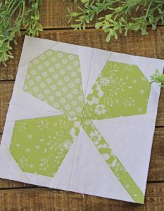 Spread the Luck of the Irish with This Free Shamrock FPP Block Pattern ...