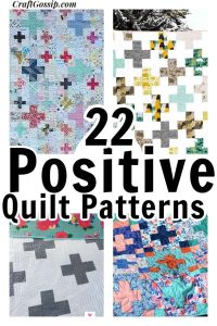 Discover the ultimate collection of 22 Positive Quilt Patterns – Quilting