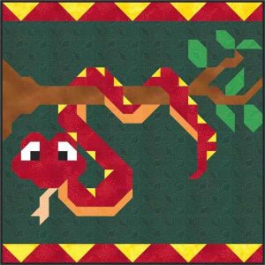 2025 Year Of The Snake Quilt Pattern – Quilting