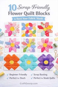 10 Scrap-Friendly Flower Quilt Blocks to Bust Your Fabric Stash – Quilting