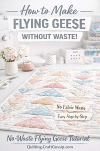 How to Make Flying Geese Without Waste (No-Waste Flying Geese Tutorial ...